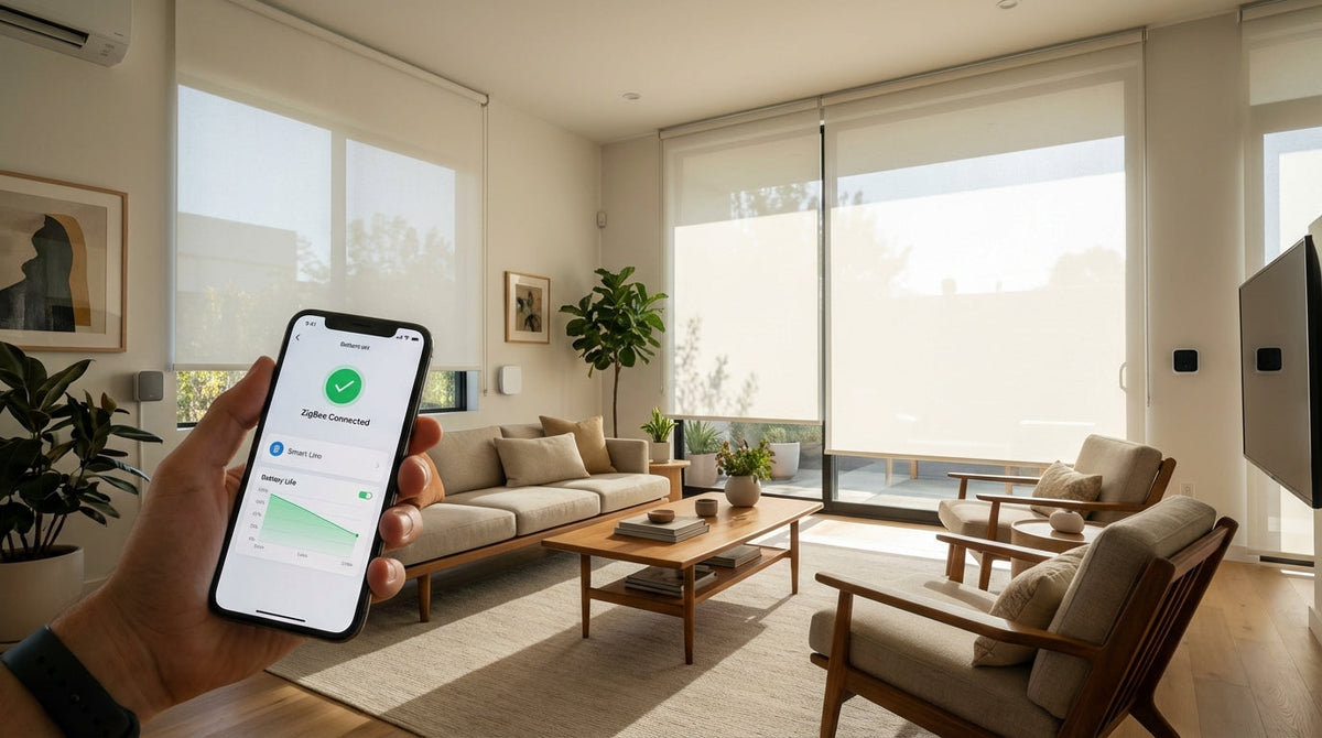 DIY Smart Motorized Blinds - Am43 ZigBee Motor for Home Automation