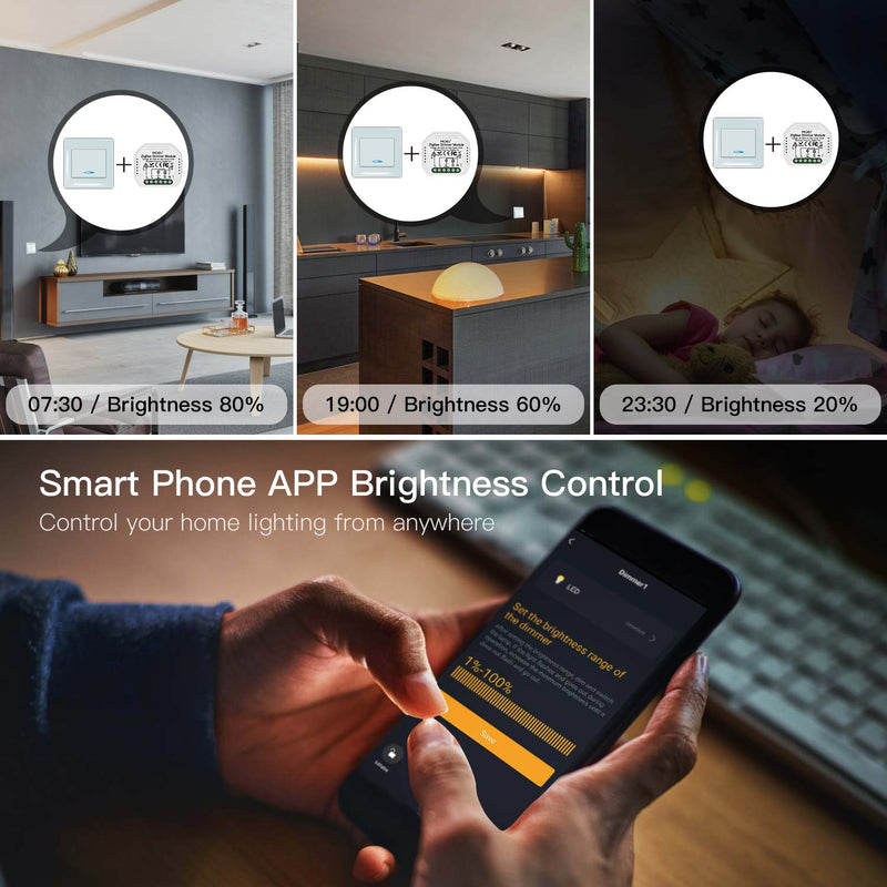 Zigbee Dimmer Module Smart Switch Relay Module Lumimuse Hub Required